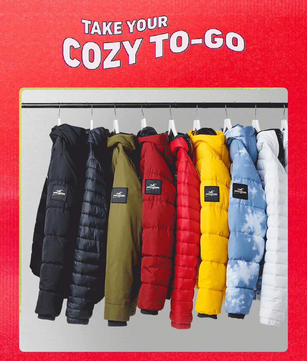 Hollister: These puffer colors | Milled