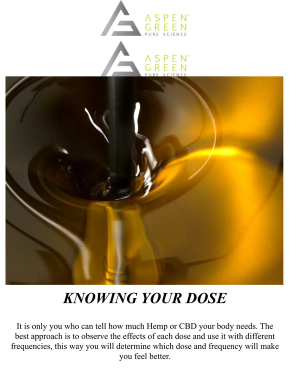 Aspen Green: How to know your dose | Milled
