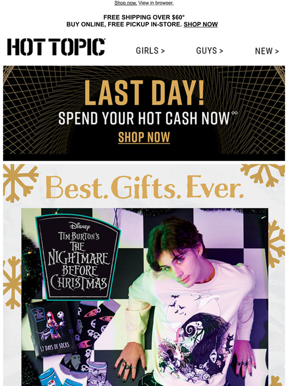 Hot Topic: Scream for new Halloween Town styles! | Milled