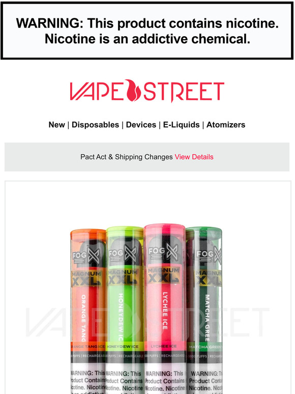 Vape Street: The longest lasting disposable in our inventory! | Milled