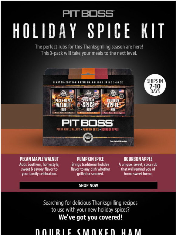 Pit Boss Grills: Spice up Your Thanksgiving With the Holiday Spice Kit ...