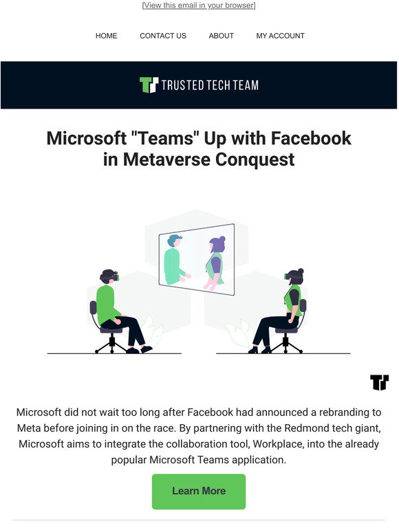 Trusted Tech Team: Microsoft Teams up with Facebook (Meta) in Metaverse ...
