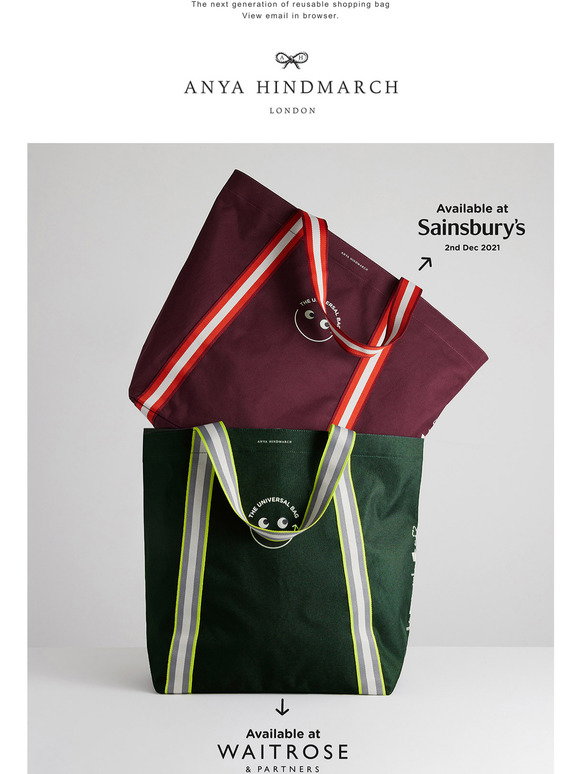 Anya Hindmarch: Introducing The Universal Bag | Milled