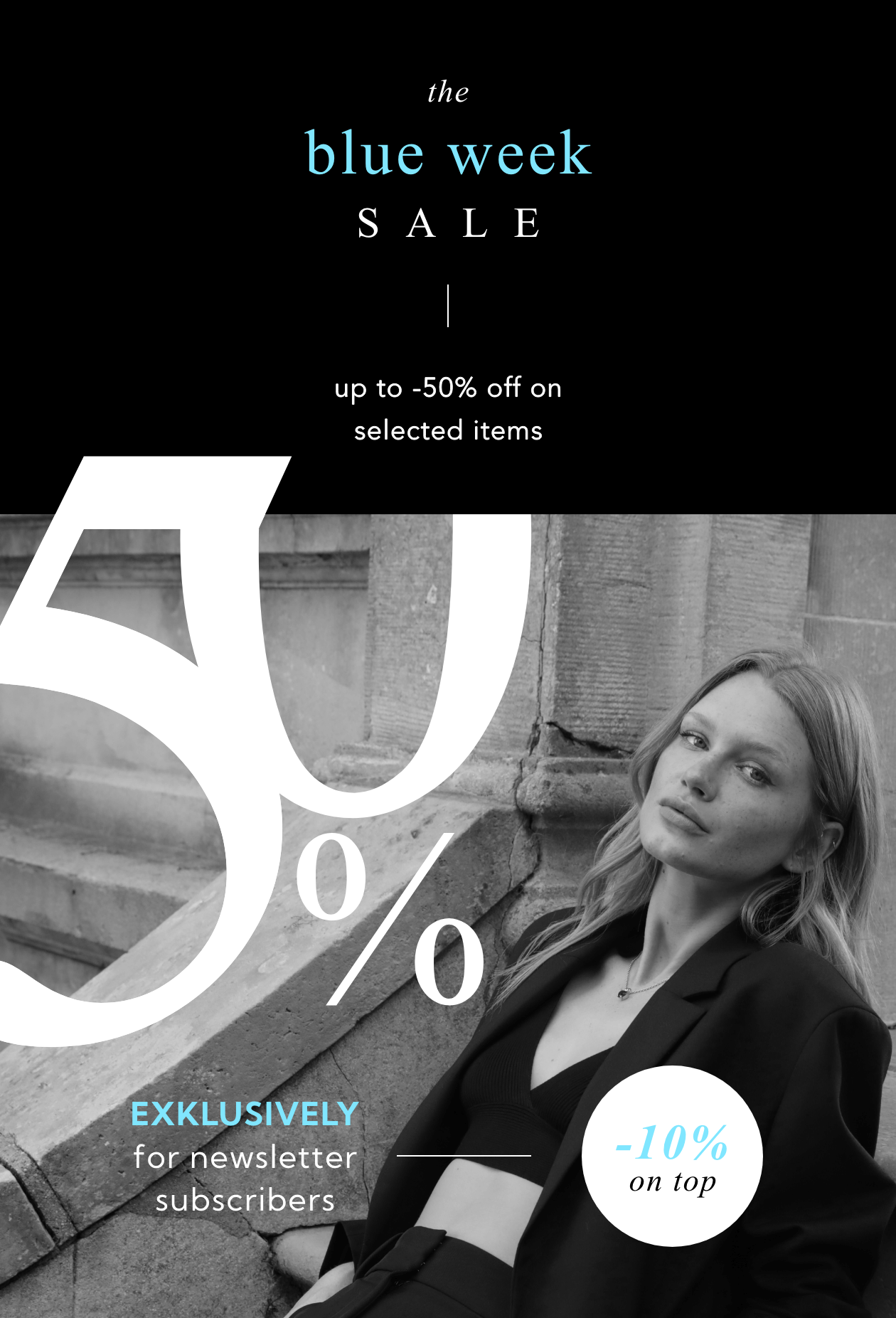 Paul Hewitt: BLUE WEEK SALE: from today up to -50% for you! | Milled