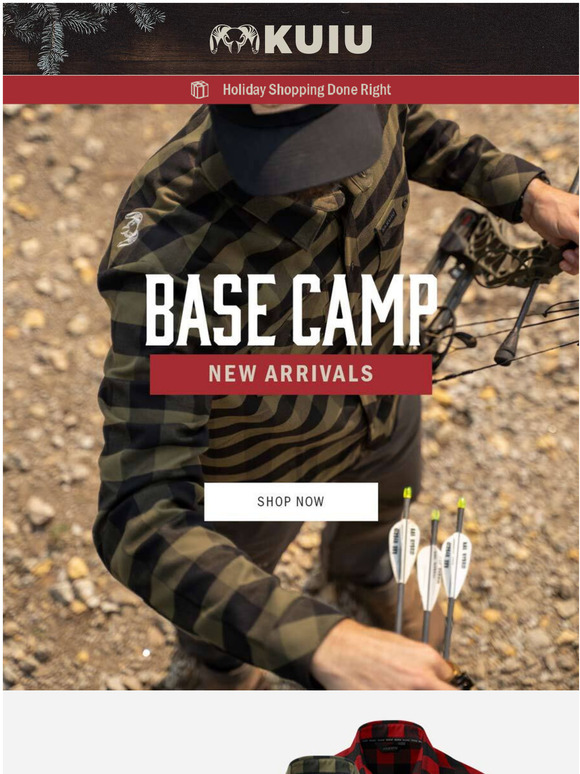 KUIU: New Colors: Base Camp HW Flannel | Milled