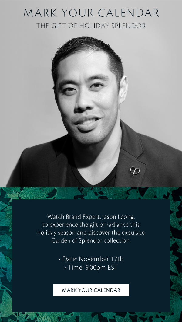Clé de Peau Beauté: You & Radiance Expert, Jason Leong. November 17th ...
