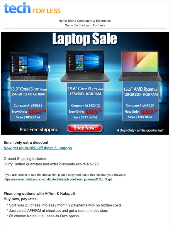 Tech For Less: Woah now , it's a lucky day to be getting this special ...