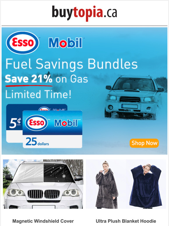 Buytopia: Esso Gas Cards are BACK! Save 21% on Gas | Milled