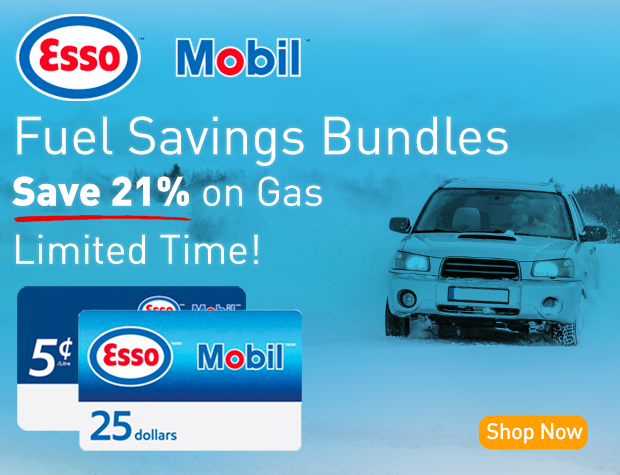 Buytopia: Esso Gas Cards are BACK! Save 21% on Gas | Milled