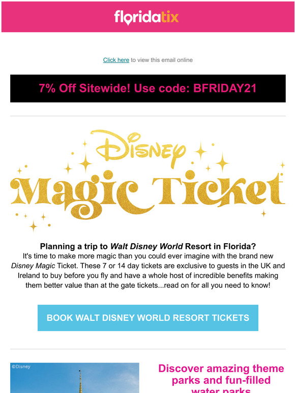 Florida Tix: All you need to know about Disney's Magic Tickets! | Milled