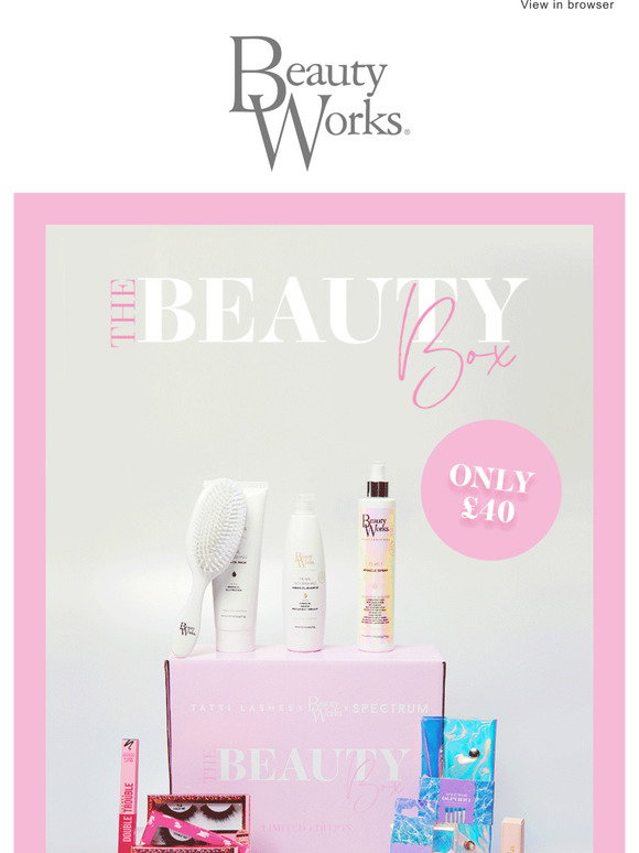 Beauty Works: Limited Edition: Our Beauty Box Is Here | Milled