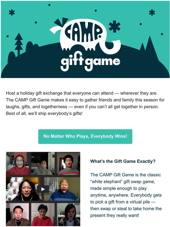 CAMP: Get Together for the Holidays Even If You Cant Get Together | Milled