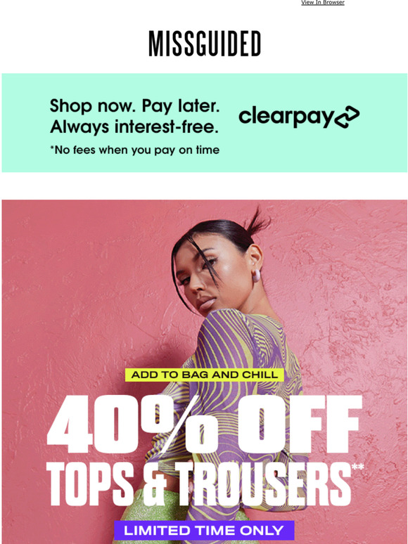 Missguided: Head to toe 'fits: sorted | Milled