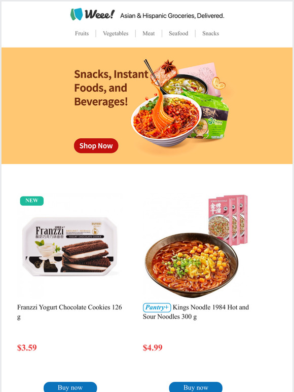 Weee!: Snacks, Instant Foods, and Beverages! | Milled