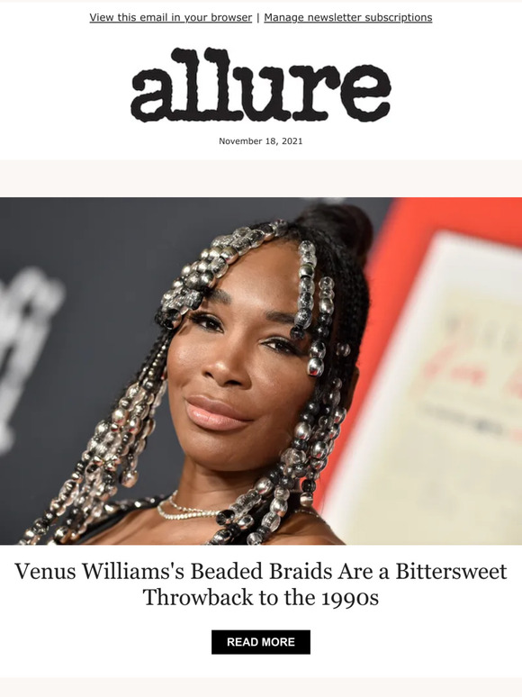Allure: Venus Williams's Beaded Braids Are a Bittersweet Throwback to ...