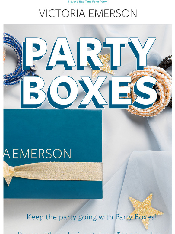Victoria Emerson: Party Boxes Starting From $58 | Milled