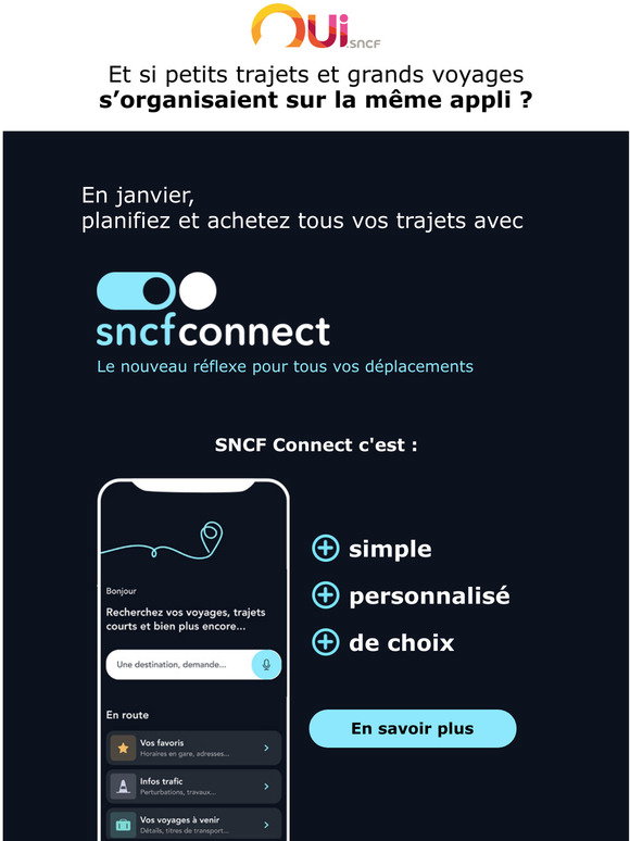 SNCF Connect: NOUVEAU | SNCF Connect arrive... | Milled