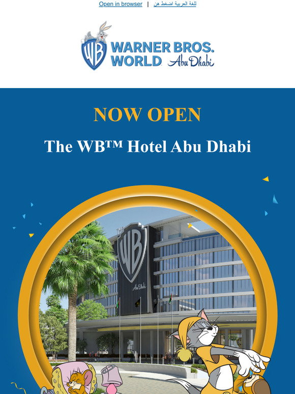 Warner Bros. World: What's up Doc? The WB Hotel Abu Dhabi is Now Open ...