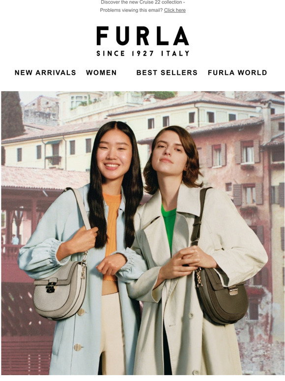Furla: Furla Club: the reinterpretation of the iconic saddle bag | Milled
