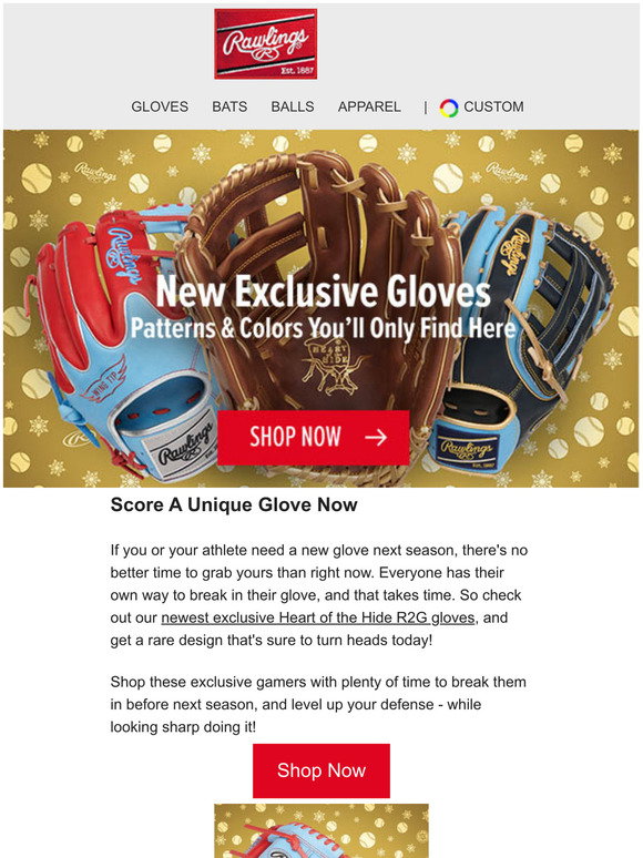 Rawlings: You Have To These New Exclusive Gloves! | Milled