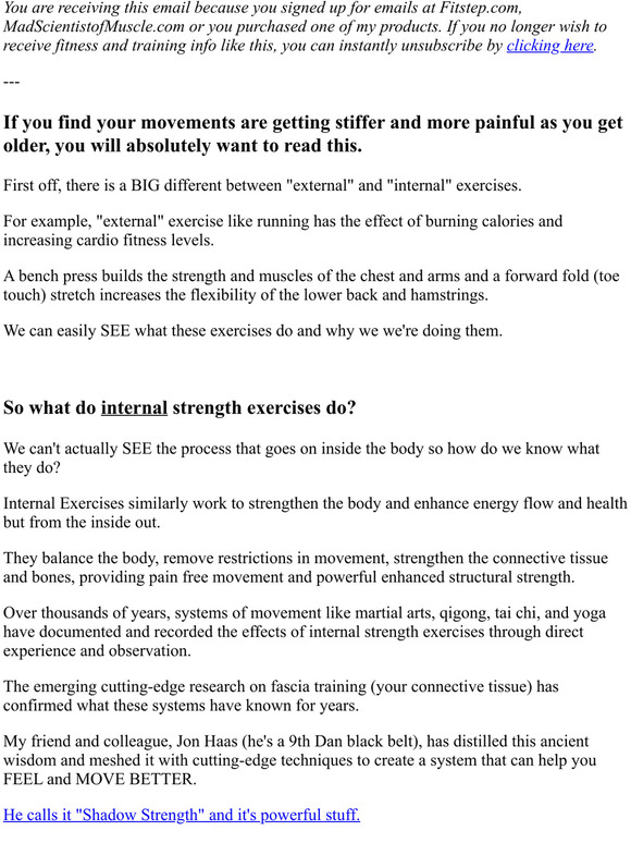 FitStep: What are "Internal" Exercises? (they make you MOVE and FEEL ...