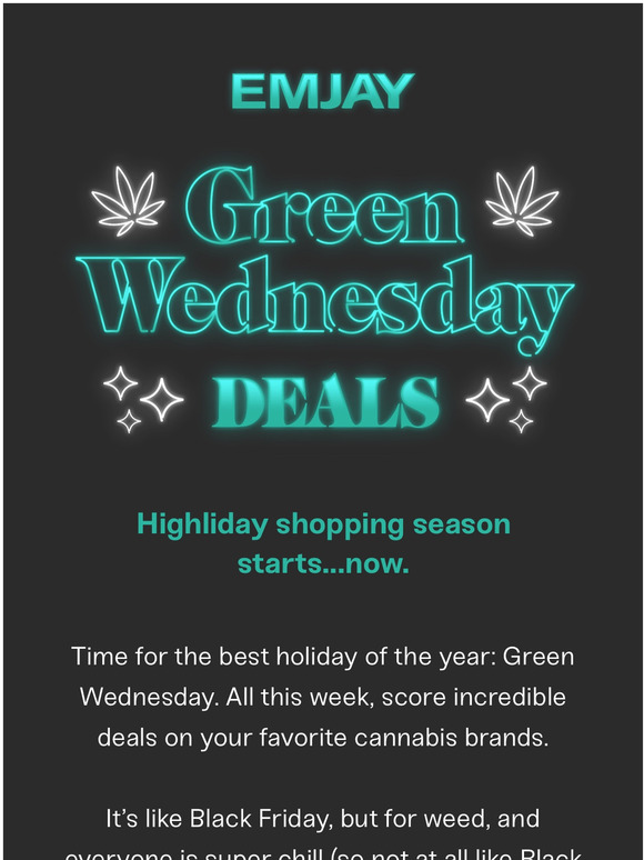 Emjay: big. green. wednesday. energy. | Milled