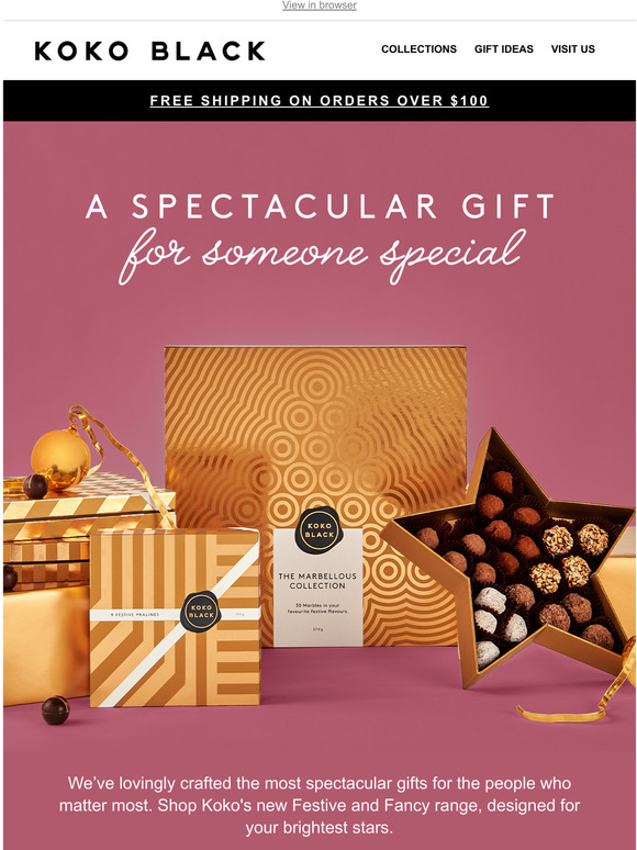 Koko Black: Spectacular gifts for someone special | Milled