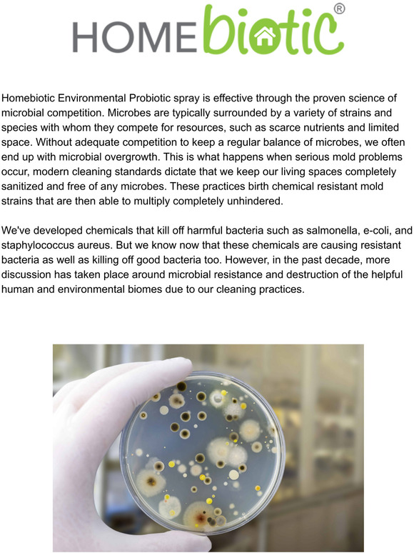 Homebiotic: Microbial Competition: The Science Behind Homebiotic | Milled