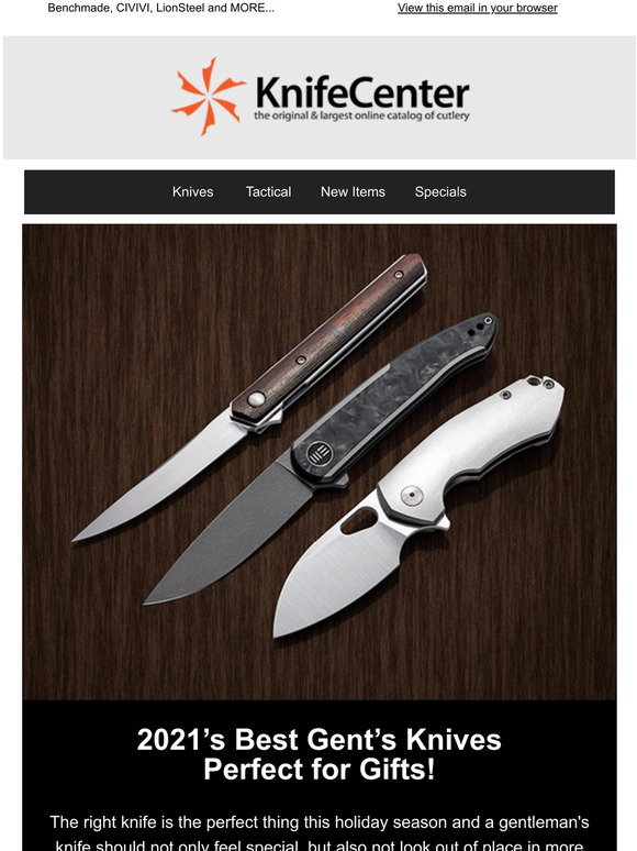 KnifeCenter: Best Gentleman's Knives of 2021 | Milled