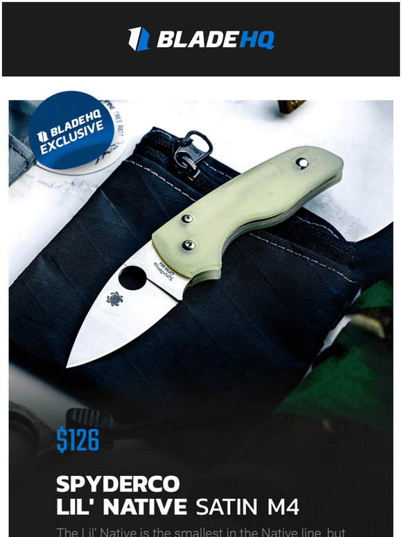 Blade HQ: Spyderco M4 Lil' Native Has Arrived! | Milled