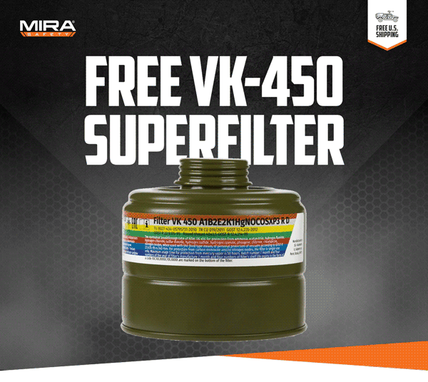 MIRA Safety: Free SuperFilter with Mask | Milled