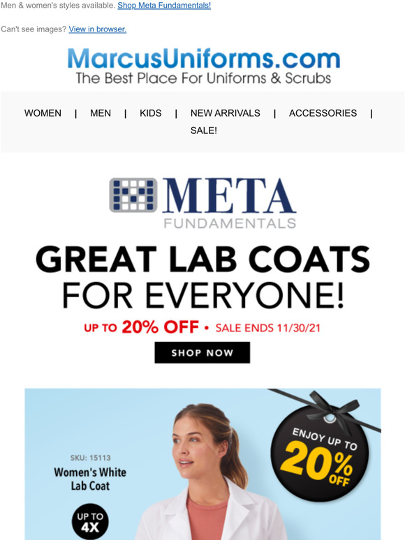 Marcus Uniforms: Black Friday Lab Coat Deal Alert | Milled