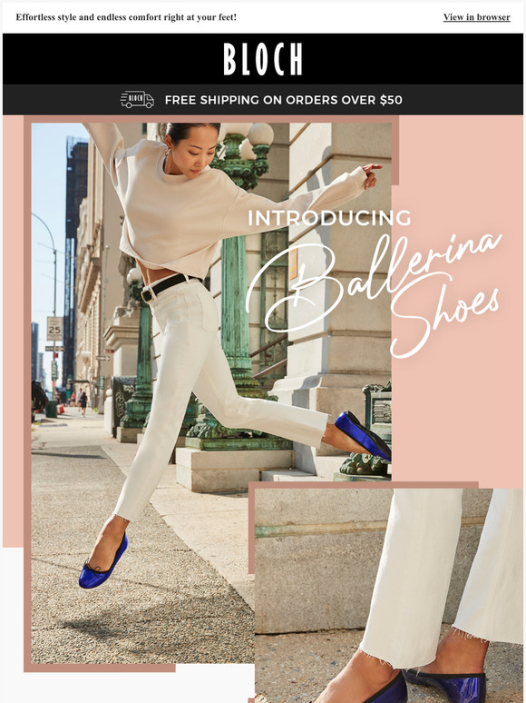 Bloch Shoes: INTRODUCING BLOCH BALLERINA SHOES | Milled