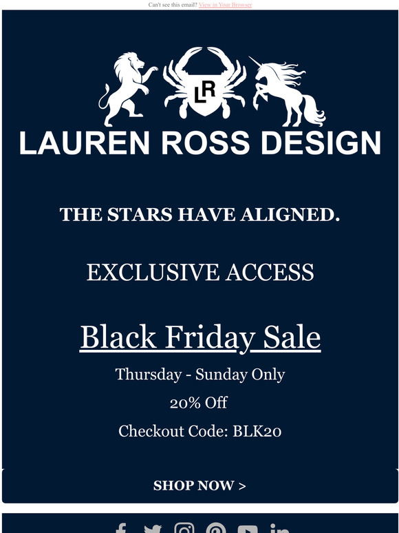 Lauren Ross Design: Exclusive Access Starting Now | Milled