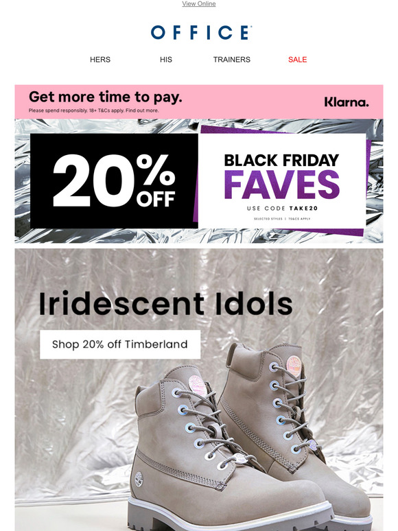 OFFICE: 20% OFF Timberland, Converse & more... | Milled