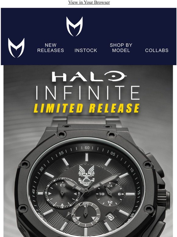 Meister: NEW: Halo UNSC watch is now available! | Milled