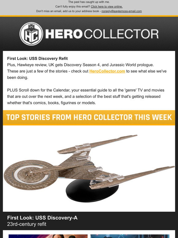 Eaglemoss: HC News | First Look: USS Discovery Refit | Milled