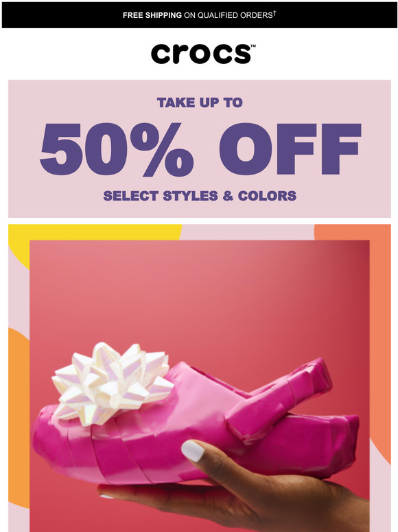 Crocs: Grab more for less! Enjoy up to 50% off now. | Milled