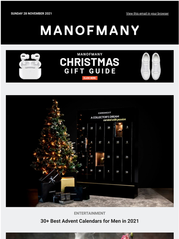 Man of Many: 30+ Best Advent Calendars for Men in 2021 & more | Milled