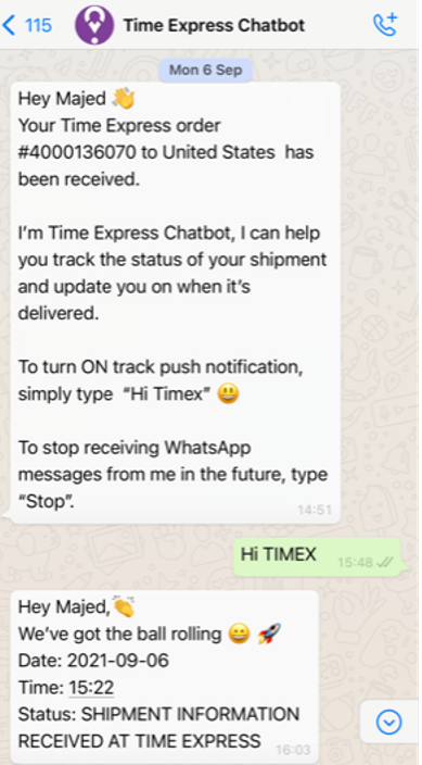 Time Express: Book Your Parcel in 30sec. & Track via WhatsApp | Milled