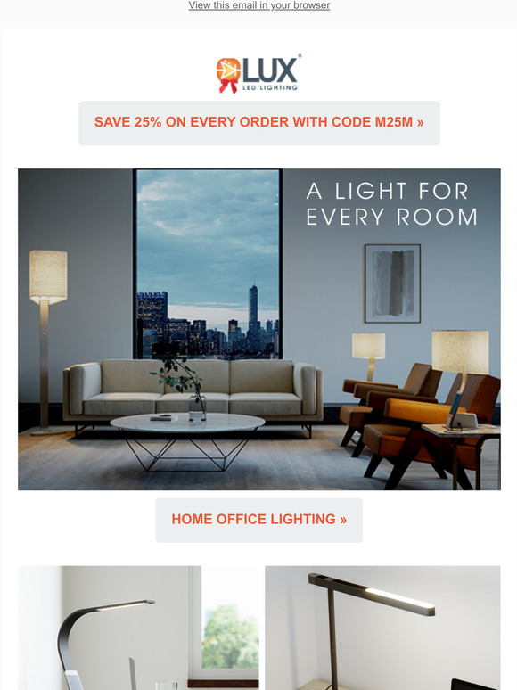 LUX LED Lighting: Find Your LUX Light | Milled