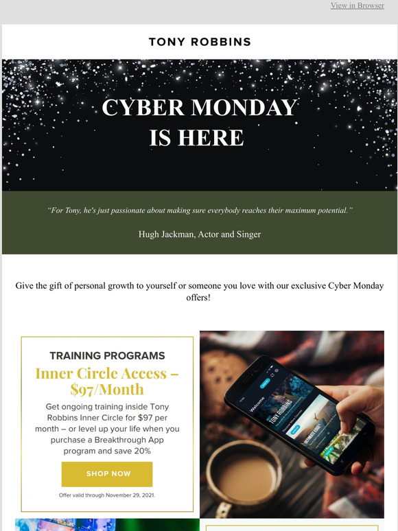 Tony Robbins: Want Tonys signature Live Lucky hat, -? | Milled