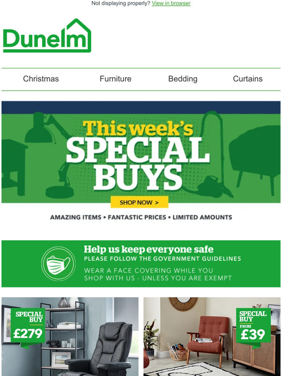 Dunelm: New Special Buys + back-in-stock favourites | Milled