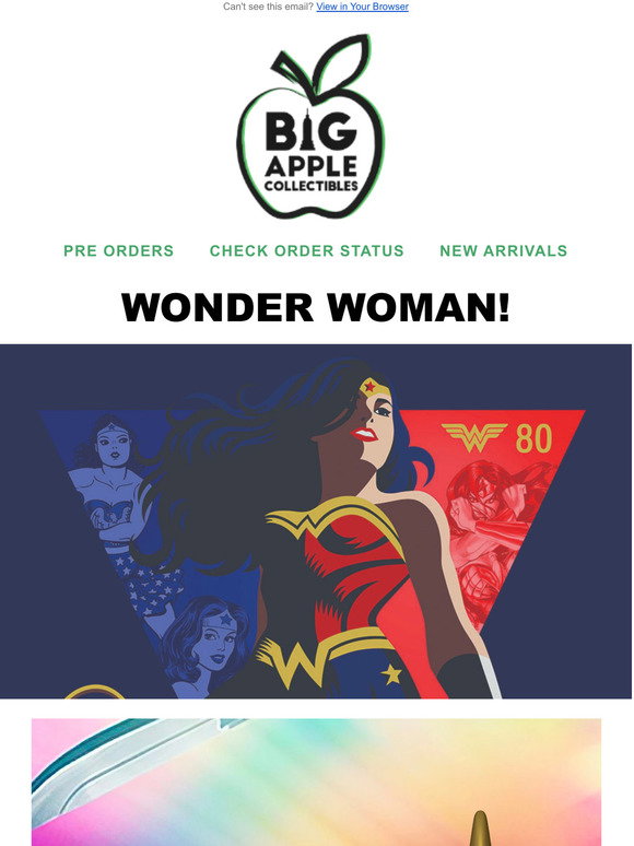 Big Apple Collectibles: NEW Wonder Woman 80th Anniversary Releases ...