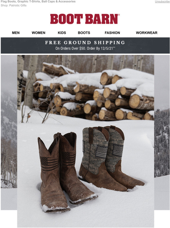 Boot Barn: Patriotic Gifts From Boots To Ball Caps | Milled