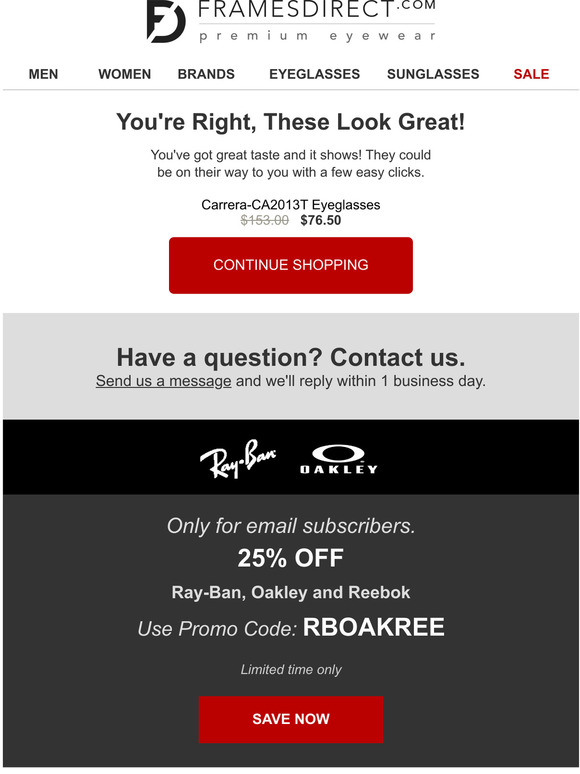 Frames Direct: Wait, you forgot something | Milled