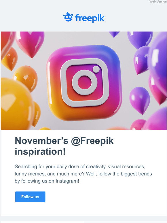 Freepik: November on Freepik, November on Instagram | Milled