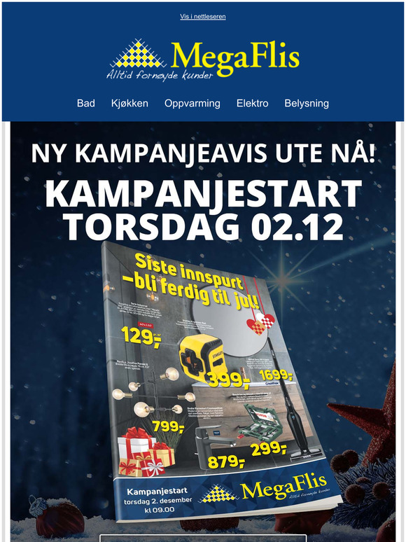 MegaFlis: Planlegg julegavehandelen i dag | Milled