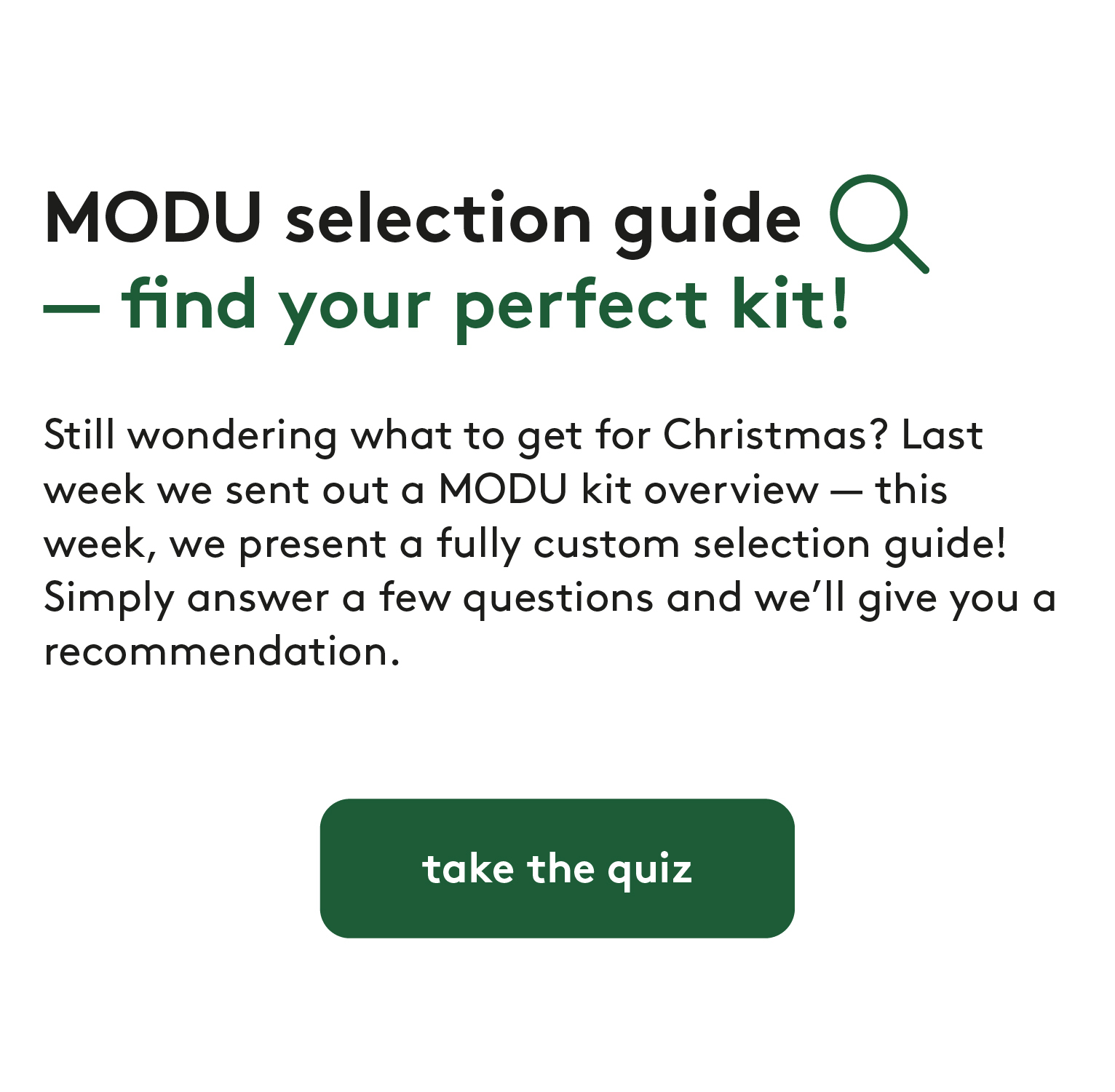 MODU: MODU selection guide | Milled