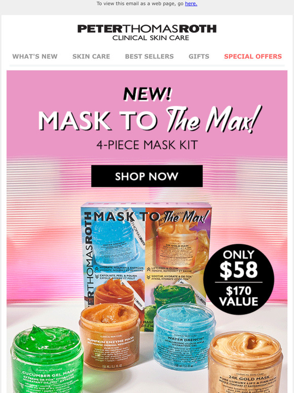 Peter Thomas Roth: Mask To The Max With This NEW Kit! | Milled